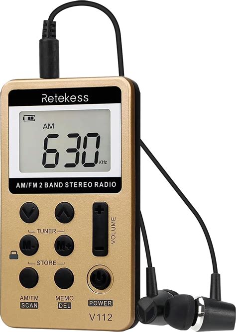 Amazon Pocket AM FM Radio Portable Digital Tuning Walkman Radio