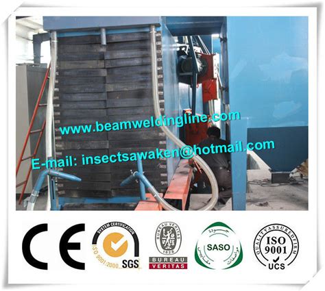 Through Type H Beam Shot Blasting Machine Sand Blasting Equipment For
