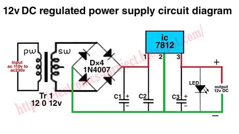 Power Supply Circuit Diagram With Explanation