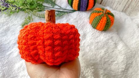 Calabaza tejida a crochet Fácil y rapida Paso a paso de como tejerla