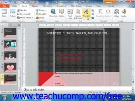Learn How To Insert Objects In Microsoft PowerPoint At TeachUcomp