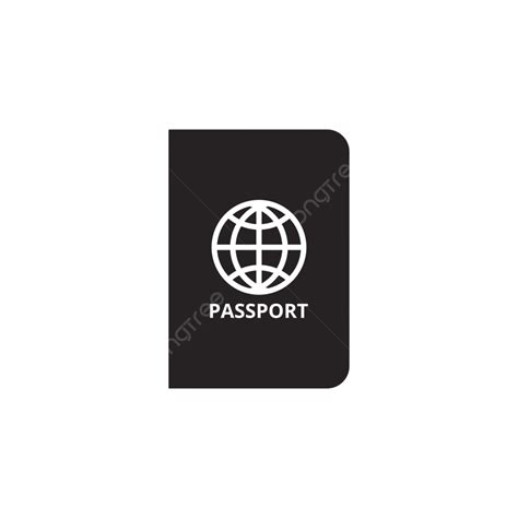 Vector De Plantilla De Diseño Gráfico De Icono De Pasaporte Aislado PNG