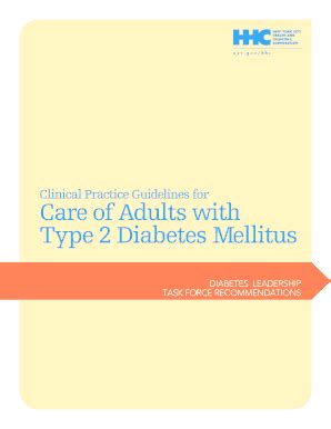 Fillable Online Fulldiabetescare Care Of Adults With Type 2 Diabetes