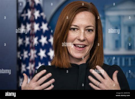 White House Press Secretary Jen Psaki Holds A News Briefing At The