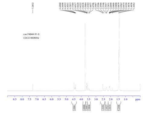 N Boc Trans 4 Hydroxy L Proline Methyl Ester 74844 91 0 1H NMR