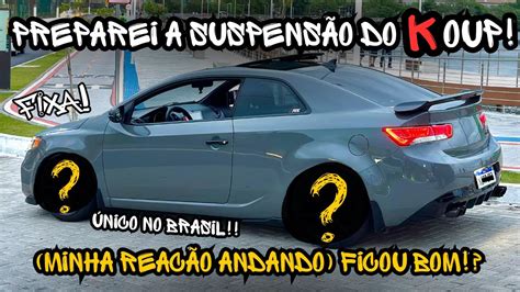 REBAIXEI O CERATO KOUP NAS ARO 18 Minha reação andando ficou bom