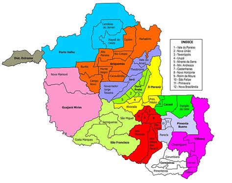 Saiba tudo sobre os 52 municípios de Rondônia Cidades Rondoniagora