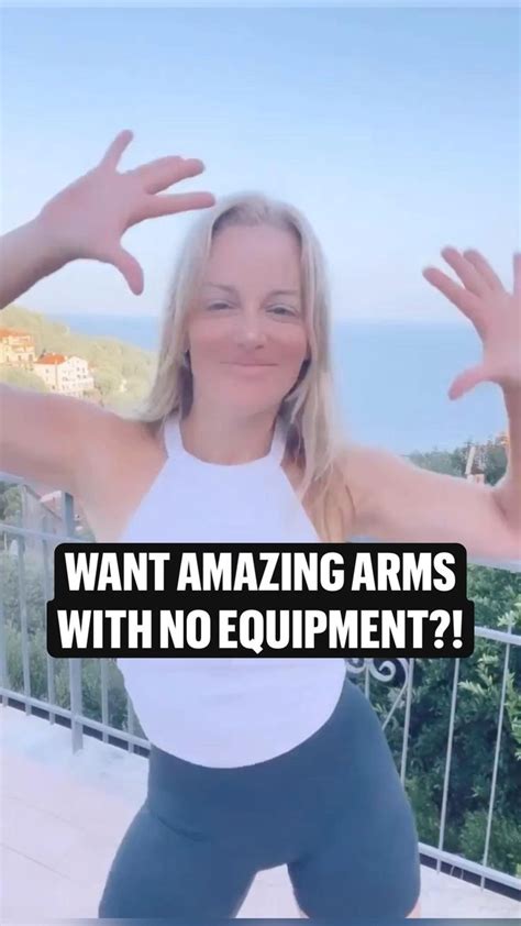 Want Amazing Arms With No Equipment In 2023 Arm Workout Recovery