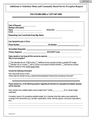 Benefit Exception Form Ucare Fill Online Printable Fillable Blank