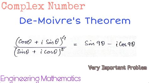 de moivre s theorem complex numbers