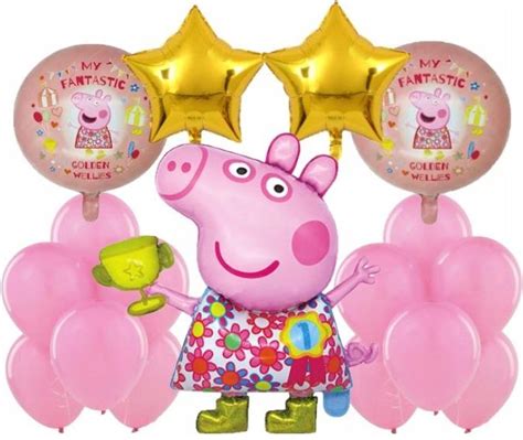 Zestaw Balon Foliowy Świnka Peppa Duża 67Cm 15szt Ceny i opinie