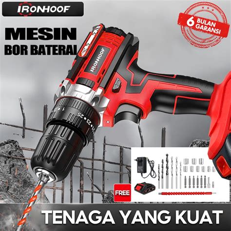 Jual Mesin Bor Impact Drill Bor Baterai Bor Tanpa Kabel Bor
