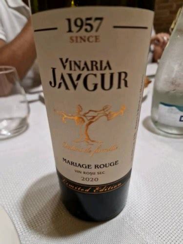 Vinaria Javgur Limited Edition Mariage Rouge Vivino