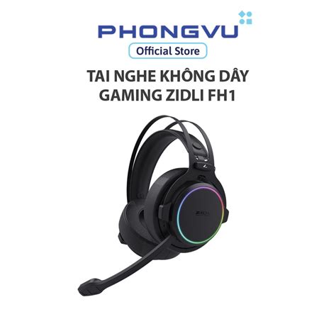 Tai nghe không dây Gaming ZIDLI FH1 2 4G 7 1 RGB Real Bảo hành