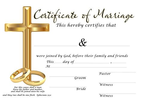 Marriage Certificate 2 Printable PDF Etsy