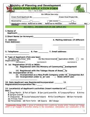 SECTION A INATION ON THE APPLICANT Doc Template PdfFiller