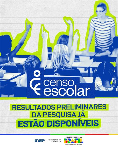 Publicados resultados preliminares do Censo Escolar 2023 Conviva Educação