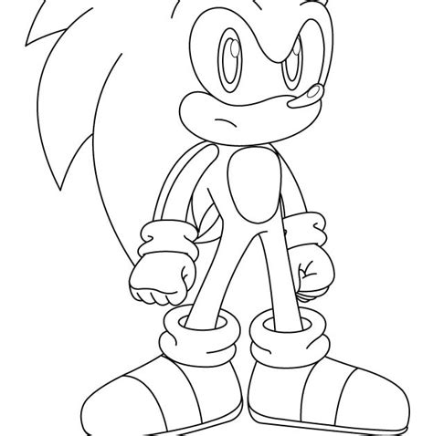 Dibujos Para Pintar De Sonic Exe Para Colorear