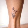 Beautiful Breathe Symbol Tattoo Designs Featuring Om Symbol
