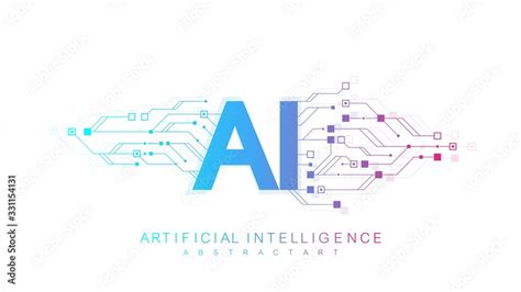 Artificial Intelligence Logo Icon Vector Symbol Ai Deep Learning
