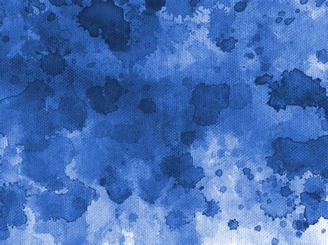 9 Blue Watercolor Splash On Canvas Background OnlyGFX