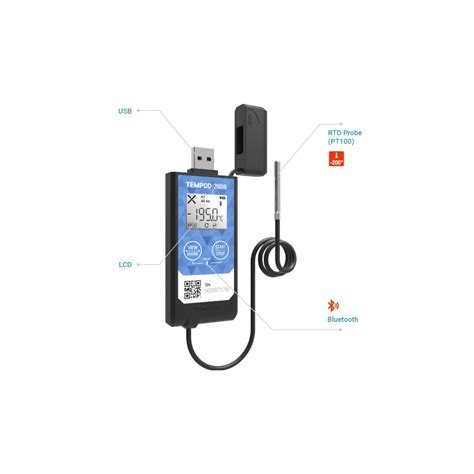 TEMPOD 200XB Enregistreur température Bluetooth sonde externe 200C