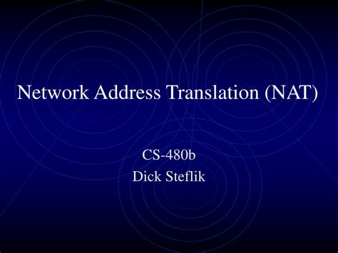 PPT Network Address Translation NAT PowerPoint Presentation Free