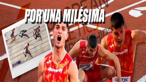 Asier Martínez campeón de Europa de 110 metros vallas por una milésima