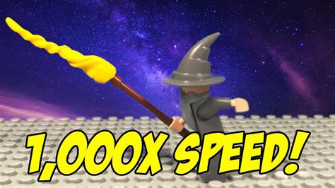 LEGO Gandalf Casting Spells But Every It Speeds Up Each Time YouTube