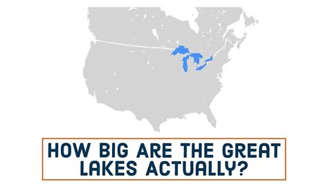 Great Lakes How Big Are The Great Lakes Actually Youtube