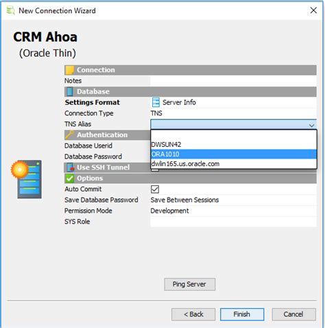 Using Oracle TNS Names In DbVisualizer