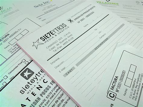 Talonarios Afip Imprenta Autorizada Sieteytres