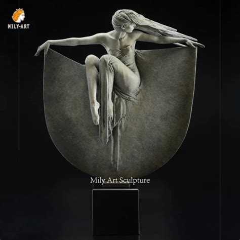 Wholesale Art Deco Lifesize Grace Female Art Nude Woman Bronze Garden