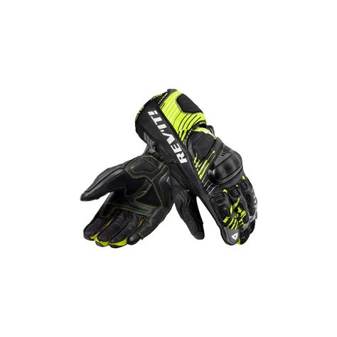Guantes Moto Revit Apex Negro Amarillo