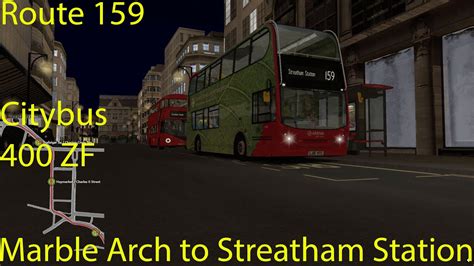 Omsi London Route Marble Arch To Streatham Station Citybus