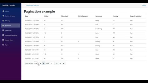 Datatable For Blazor In Action Youtube