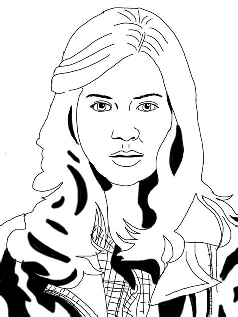Amy Pond Lineart By Godiseven On Deviantart