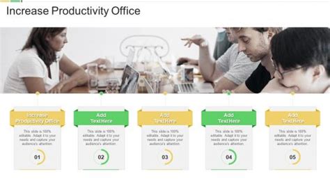 Increase Productivity Office PowerPoint Presentation And Slides PPT
