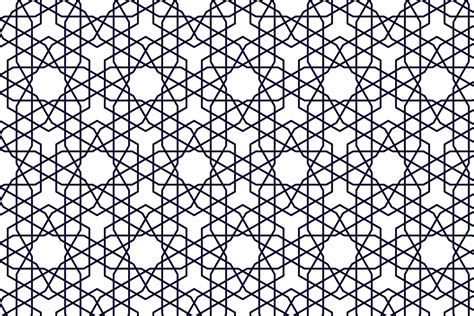 Arabic Islamic Geometric Pattern Graphic By MicroTee Creative Fabrica