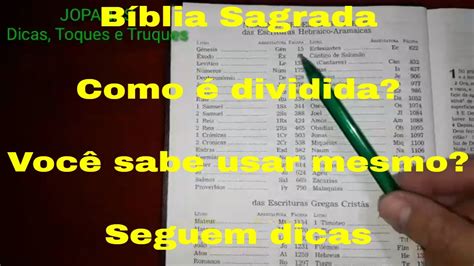 Como Está Dividida A Bíblia REVOEDUCA
