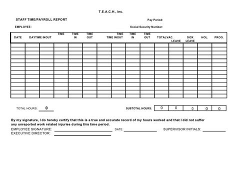 40 Free Payroll Report Templates Excel Word ᐅ TemplateLab