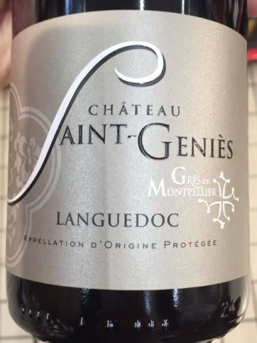 Château Saint Genies Languedoc Grès de Montpellier Vivino