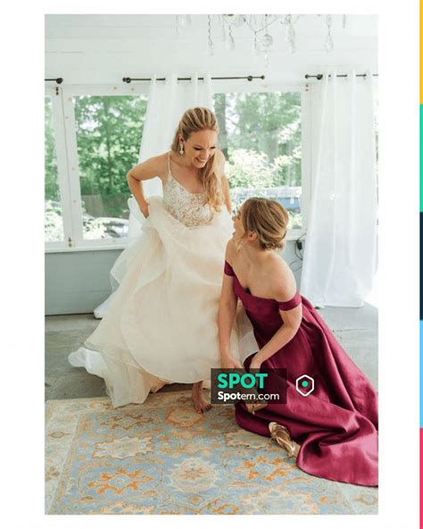 The Bridesmaid Dress Bordeaux Red The Naked Shoulders Of Elizabeth
