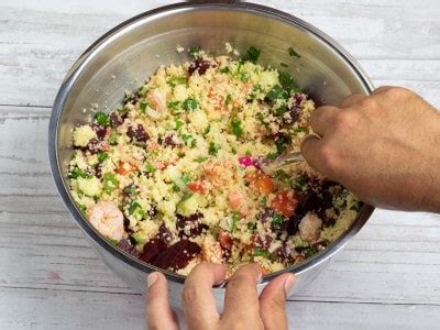 Cous Cous Con Gamberetti E Rapa Rossa Cookaround