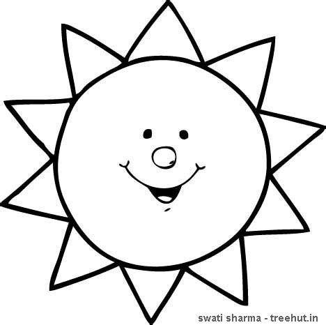 Printable Black And White Sun ClipArt Best
