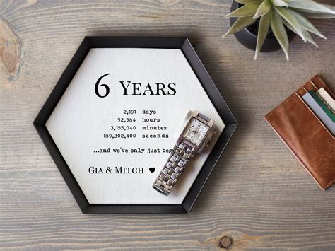 Iron Anniversary Gift For Him 6th Anniversary Gifts For Men Etsy Sweden