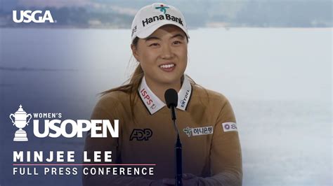 Minjee Lee 2023 U S Women S Open Press Conference YouTube
