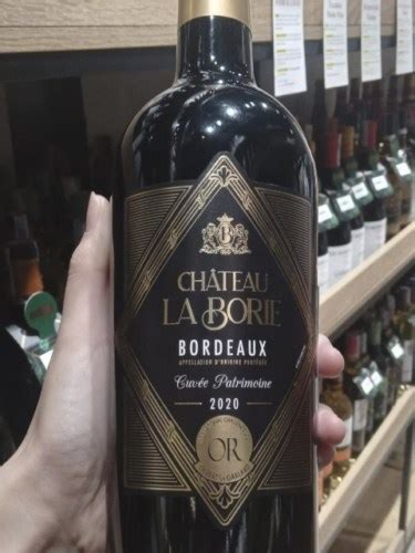 Château la Borie Cuvée Patrimoine Bordeaux Vivino