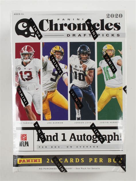 2020 Panini Chronicles Draft Picks Football Blaster Box With 4 Packs