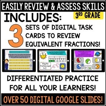 Fractions Equivalent Fractions Google Slides By Setting The Standard